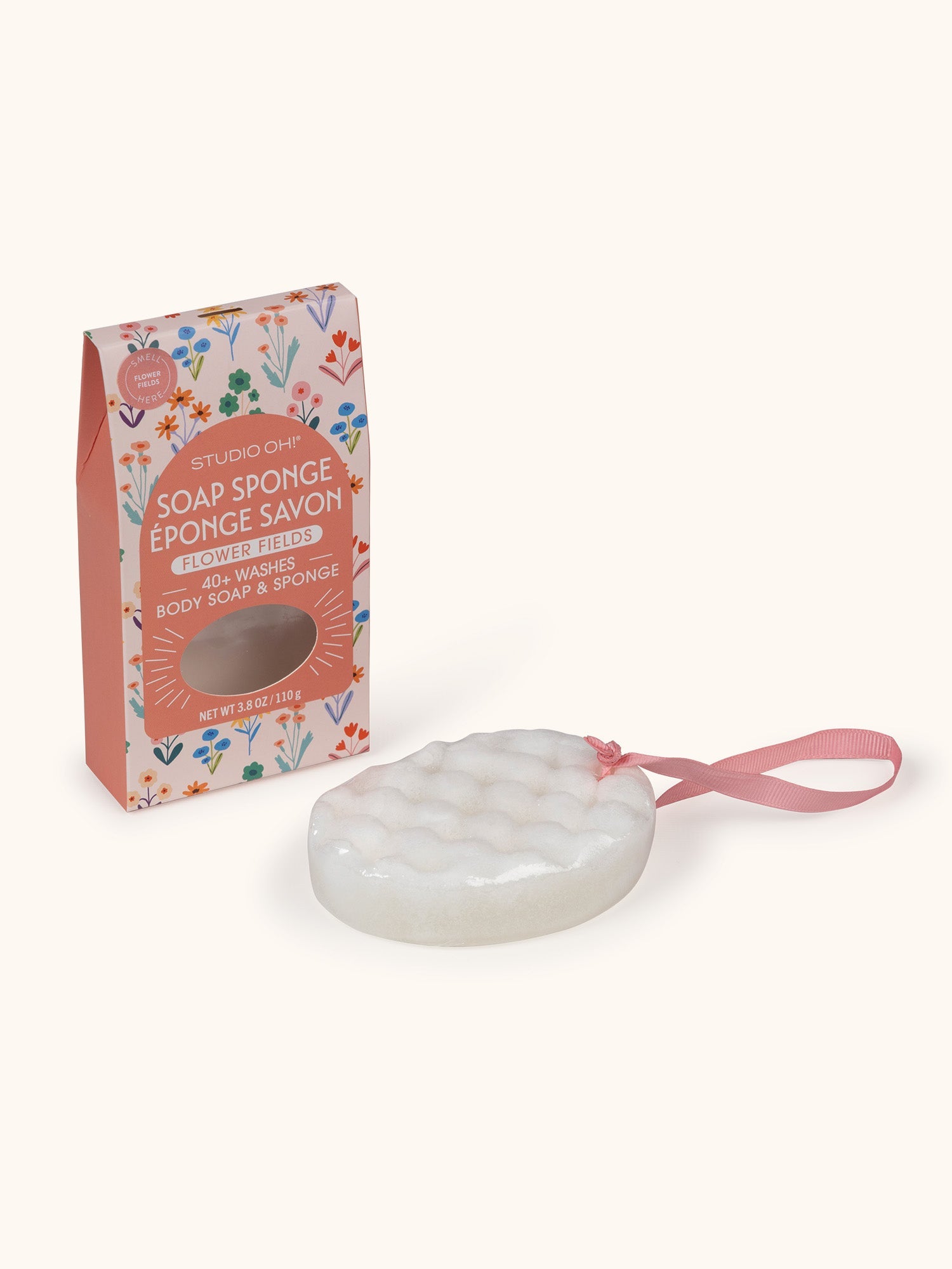 SOAP SPONGE - MEADOW LANE/FLOWER FIELDS – Brianne's Boutique